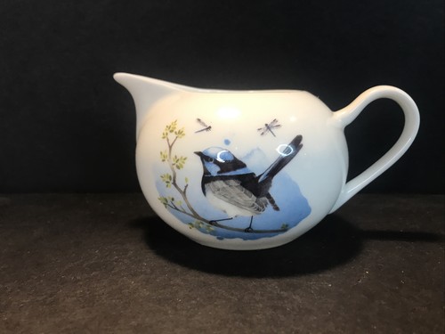 Bird Blue Wren Creamer Ashdene Bone China Plume & Perch Danielle ...