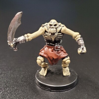 D&D Miniature - ORC SKELETON #55 (Underdark Series - VHTF UNDEAD ORC ...