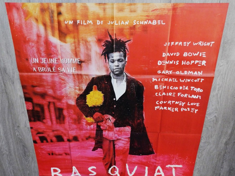 Basquiat French Movie Poster Original 47"63 1996 J Wright Benicio Del ...
