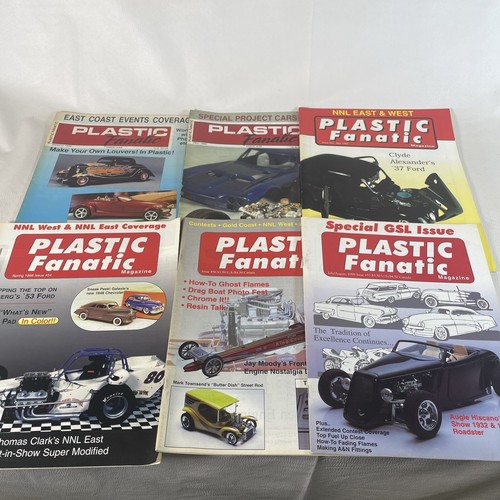 Vintage PLASTIC FANATIC Magazine #46, 49, 51, 54, 56, 57 Lot Of 6 1995 ...