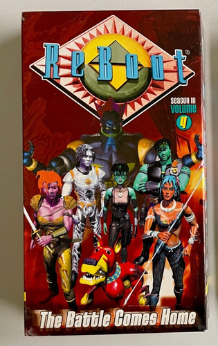 ReBoot Season 3 Volume 4 Video VHS Mainframe ADV Frame HTF OOP | eBay