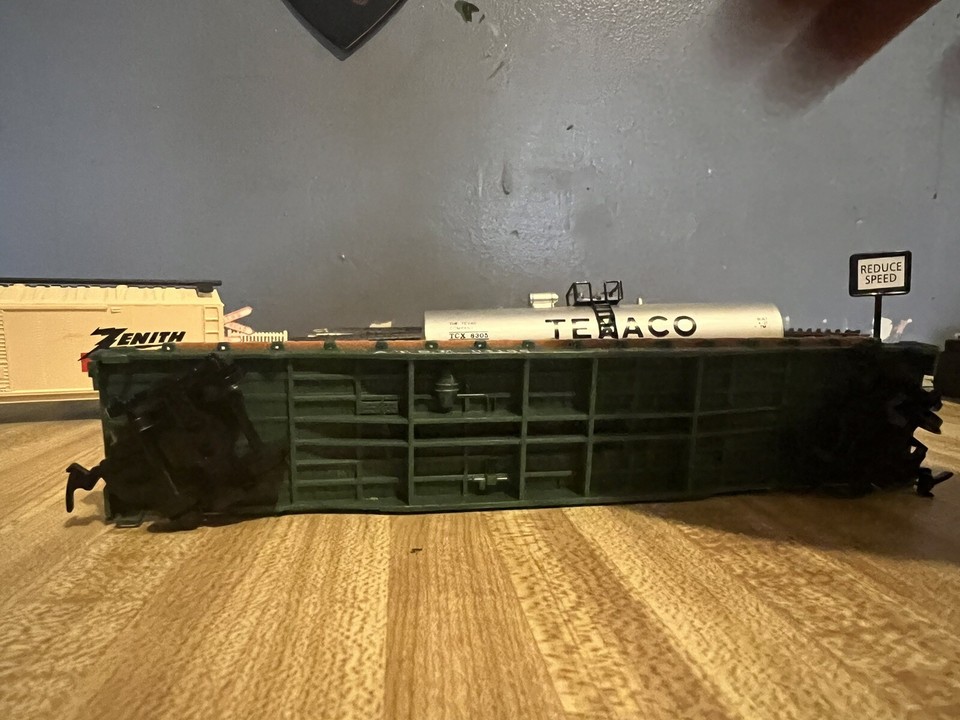 MEHANO HO Gauge A.T & S.F 7809 Steam Locomotive Cars And Parts Lot ...