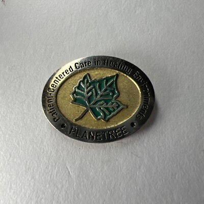 Planetree Pin Lapel Patient Centered Care In Healing Environments Gold ...