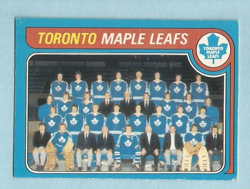 1979-80 O-Pee-Chee OPC Hockey Toronto Maple Leafs #258 UNMARKED ...