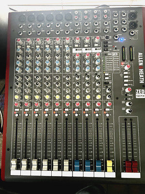 Allen & Heath ZED-12FX 12-channel Mixer with USB Audio Interface and ...