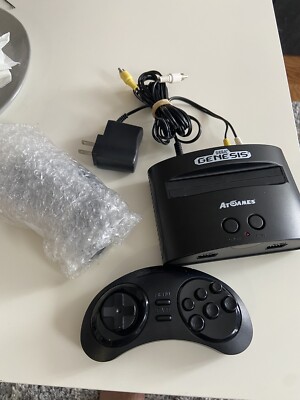 Sega Genesis Mini Classic AtGames Portable Video Game Console - Black ...