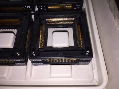 (QTY=1) 7328-160-1-08, WELLS, SOCKET, 28mm, 160 LD QFP, OPEN TOP ...