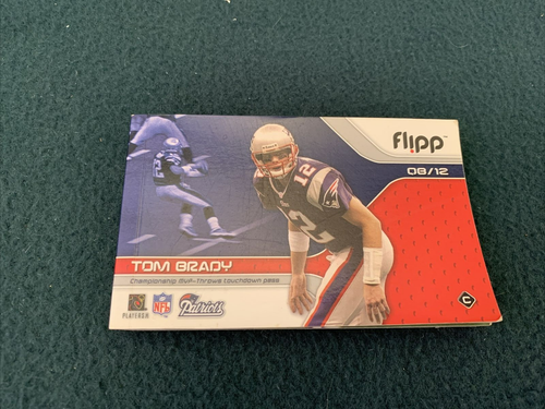 2003 RARE FLIPP Sports MVP Booklet TOM BRADY 1st SB DAVID PATTEN | eBay