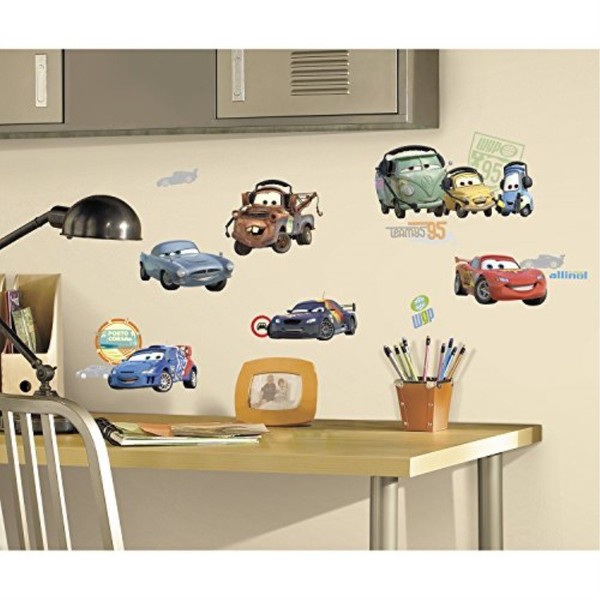 26 PC Disney Pixar Cars 2 Wall Stickers Lightning McQueen Tow Mater ...