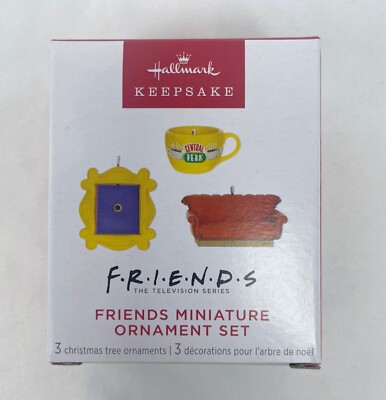 Hallmark Keepsake Friends TV Show Couch Frame Coffee Cup Mini Ornament ...