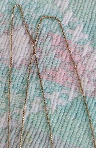KA 1772 925 Italy Signed 18" Goldtoned Necklace & Heart Pendant Signed ...