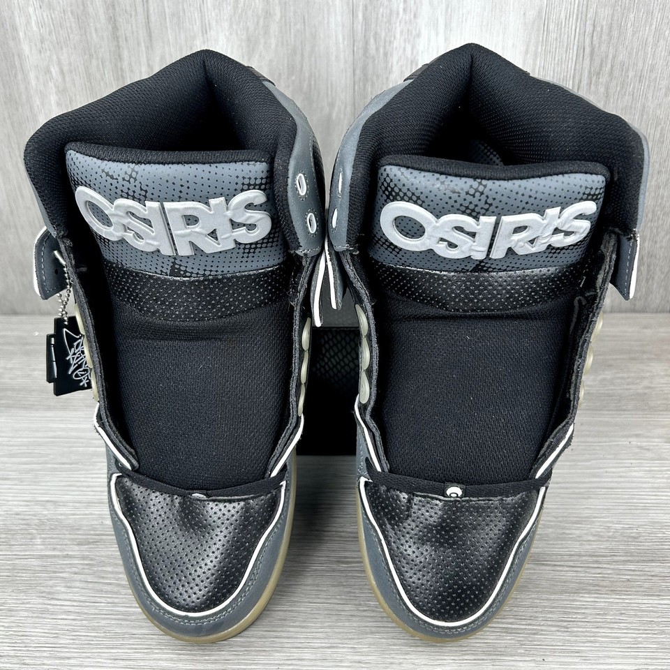 Osiris NYC 83 ULT Black Gray Silver Sz 12 NYC 83 Skate Boombox Y2K Y3K ...