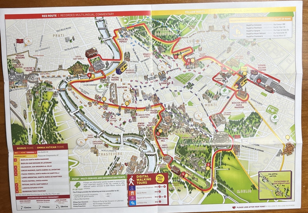 Bus Maps Of Rome Italy