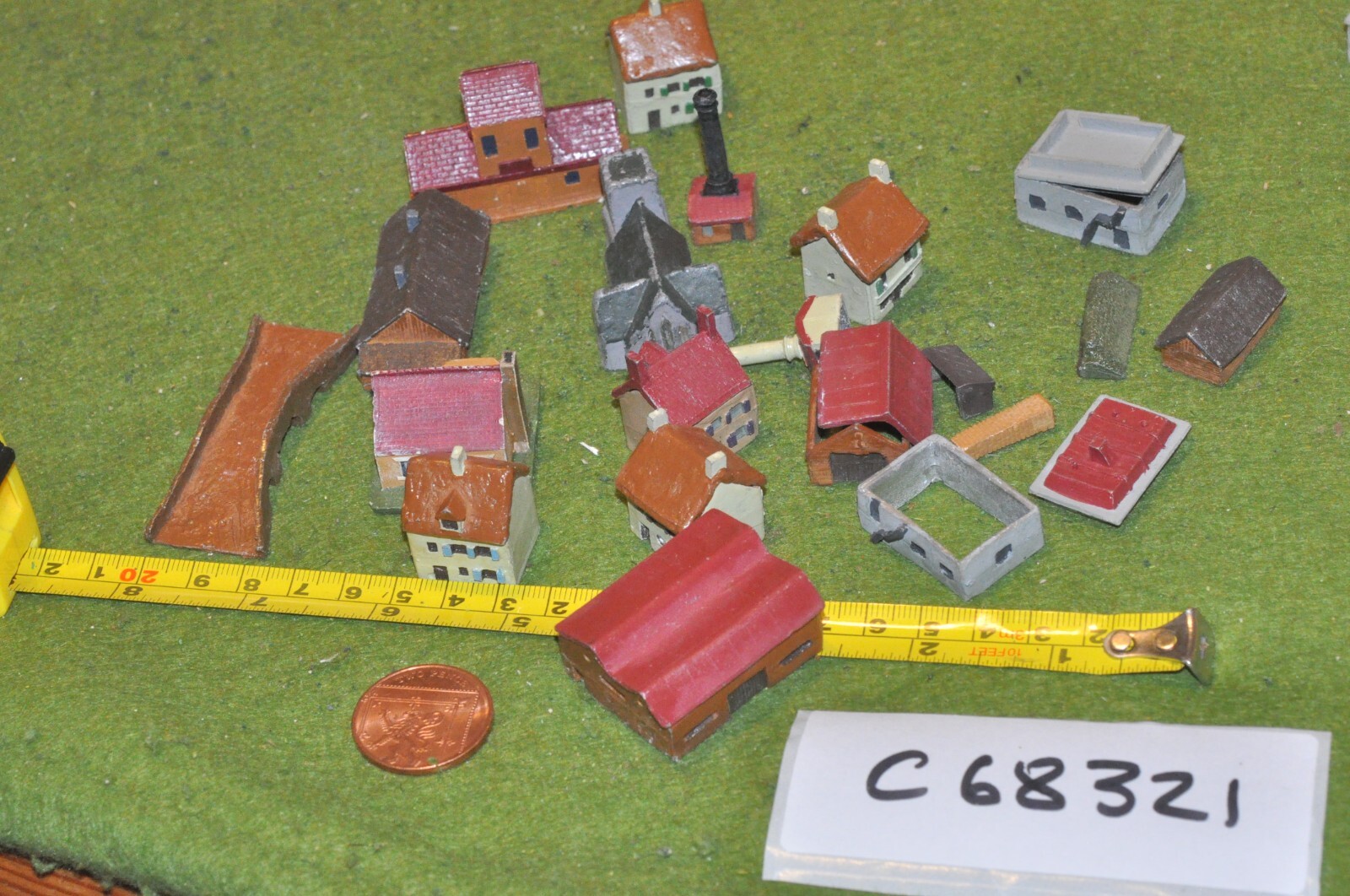 6mm WW2 / scenic - town buildings - (C68321) | eBay