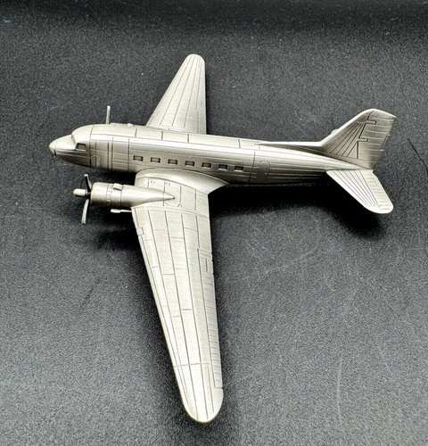 The Danbury Mint Douglas DC-3 1:157 Scale Pewter Plane Airplane 5 ...