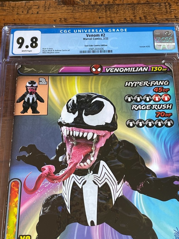 VENOM 2 CGC 9.8 MIKE MAYHEW POKEMON TRADING CARD GAME TCG EXCL VIRGIN ...