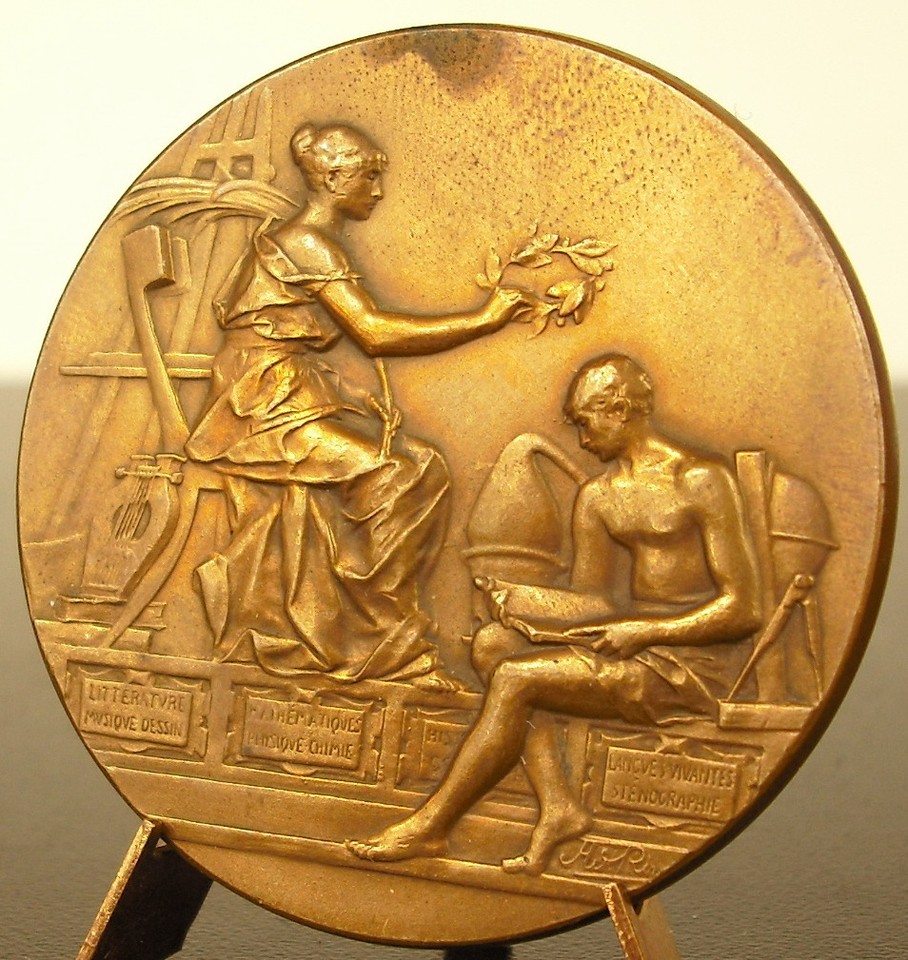 Medal Blind Scale of Justica Teaching C 1900 Sc Rivet Allegory Of ...