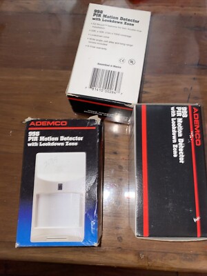 Ademco 998 PIR Motion Detector w/ Lookdown Zone Brand new in the box | eBay