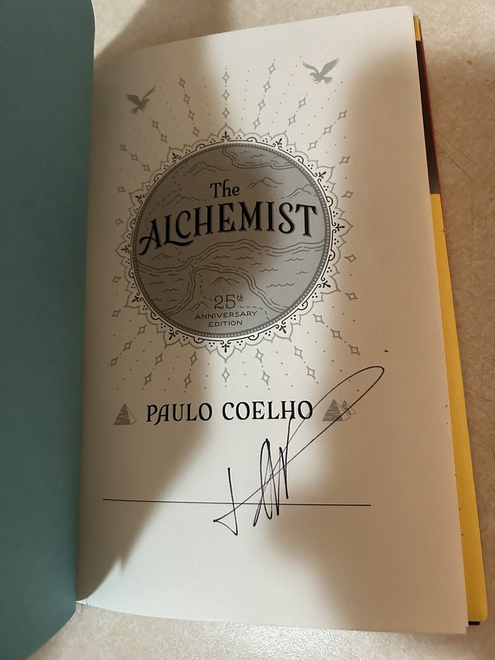 The Alchemist Hardback SIGNED By Paulo Coelho | eBay