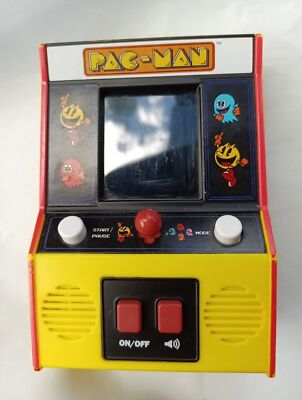 Bandai Namco Pac-Man Mini Hand Held Arcade Game - Works Great! | eBay