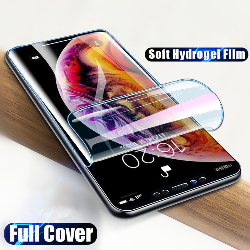 Hydrogel Silicone Screen Protector Sticker Film for iPhone 17 16 15 14 ...