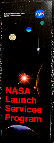 NASA LSP LAUNCH SERVICES PROGRAM FOLD-OUT BROCHURE WITH BOOKMARKS | eBay