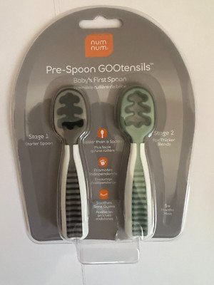 Num Num Pre-Spoon Gootensils - Baby's First Spoon for Baby's 6+ Months ...