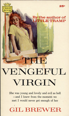 The Vengeful Virgin Gil Brewer Vintage Mystery GGA Pulp Paperback 1958 ...