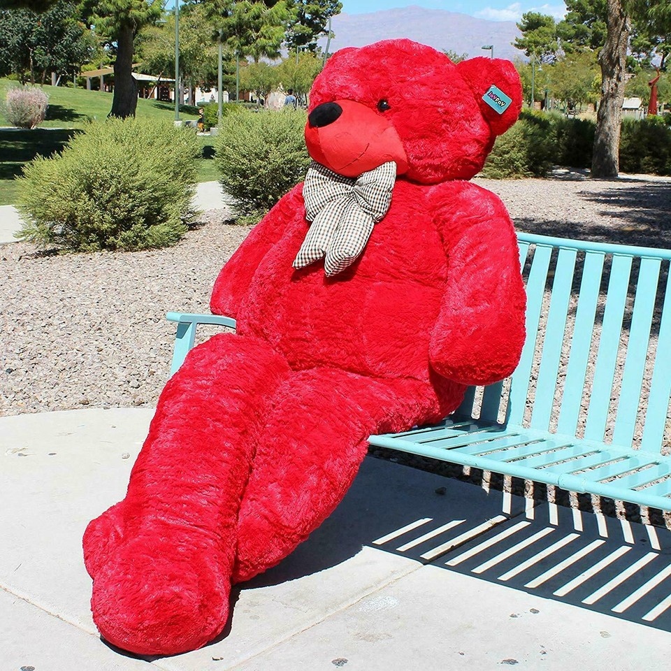 Joyfay 91in 230cm Red Giant Teddy Bear Plush Toy Birthday Valentine ...