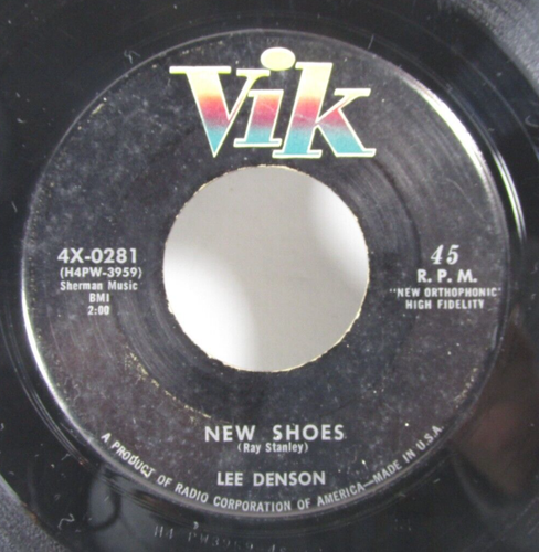 Lee Denson 45 7" - New Shoes - 50's Rockabilly Teener Rock Vik Rare ...