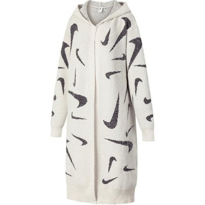 Nike Sportswear Phoenix Cozy Bouclé Full Print Hooded Loose Long ...