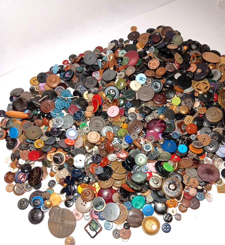 Large Antique Vintage Button Lot | eBay