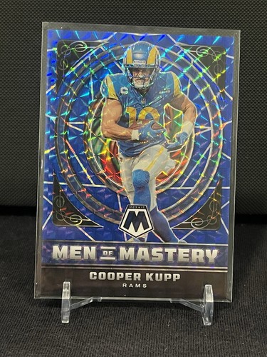 2022 Panini Mosaic - Men of Mastery Cooper Kupp #MM-12 Blue Mosaic ...