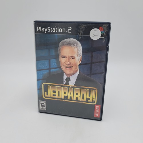Jeopardy (Sony PlayStation 2) PS2 GAME COMPLETE QUIZ TRIVIA ALEX TREBEK ...