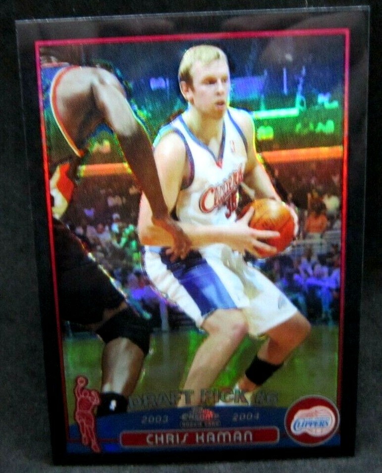 Chris Kaman RC 2003-04 Topps Chrome Black Refractor#/500 Rookie ...