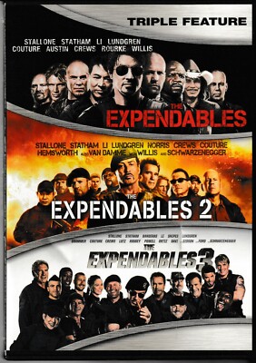Expendables / Expendables 2 / Expendables 3 (DVD) Expendables Triple ...