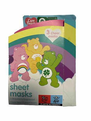 Care Bear X3 Face Mask Gift Set | eBay UK
