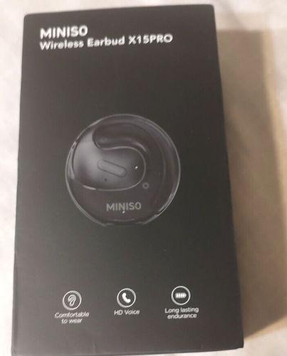 MINISO X15 PRO Wireless Earbuds Black. | eBay