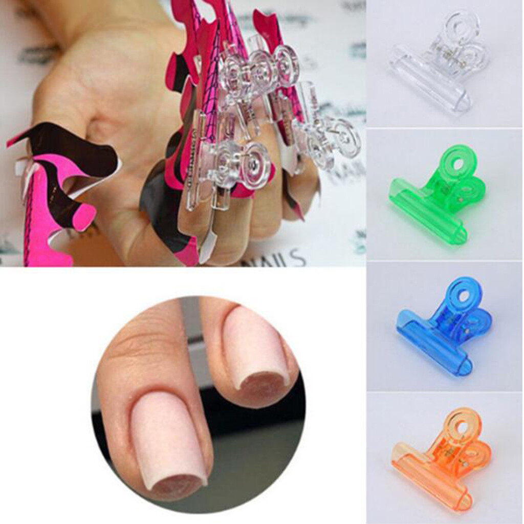 5/10Pcs Nail Pinching Clips C Curve Nails Pinchers Plastic Clamps | eBay