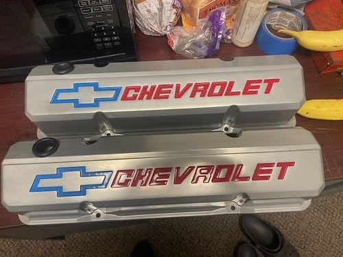 GM Performance Parts; Chevrolet Slant-edge Aluminum Valve Covers | eBay
