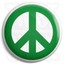 CND Logo - Peace Sign - 25mm Love Symbol Button Badge with Fridge ...