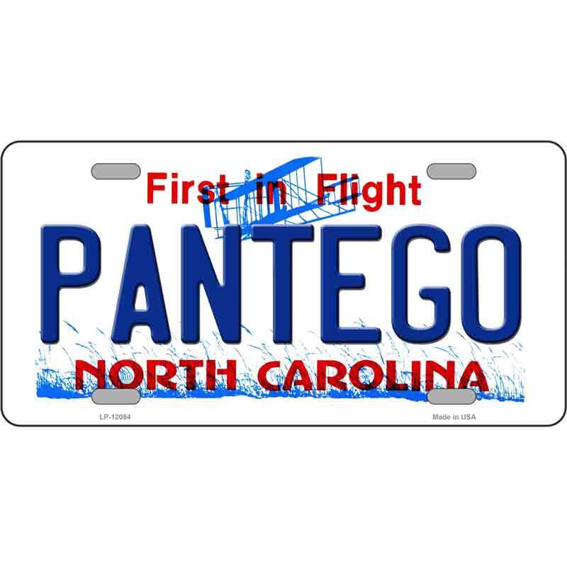 Pantego North Carolina State Novelty Metal License Plate Tag LP-12084 ...