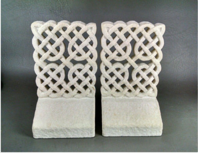 FORDE CRAFTS LTD KILCULLEN CELTIC BOOKENDS MADE IN IRELAND NIB | eBay