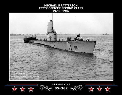 Navy Emporium USS Guavina SS-362 Canvas Photo Print 151SS362 | eBay