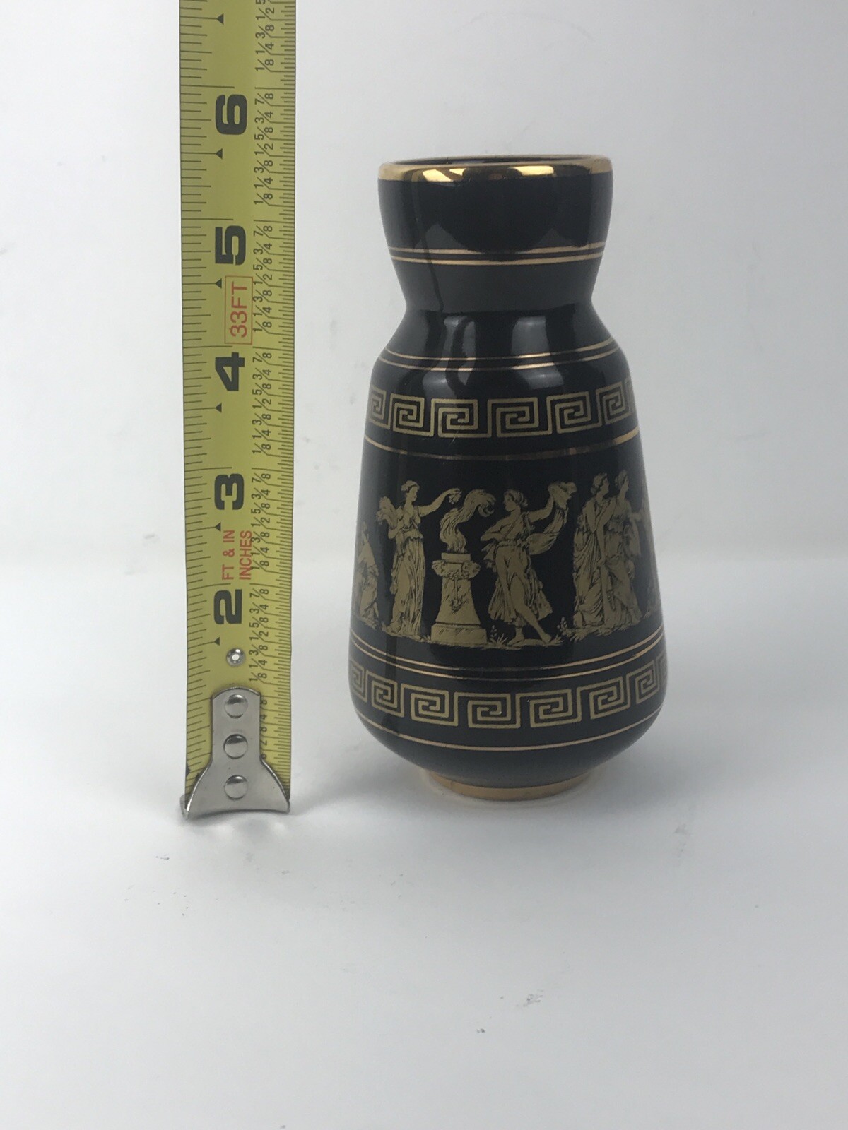 Beautiful Hand Made In Hand Rhodos Painted Dakas Keramik 24K Gold Vase ...