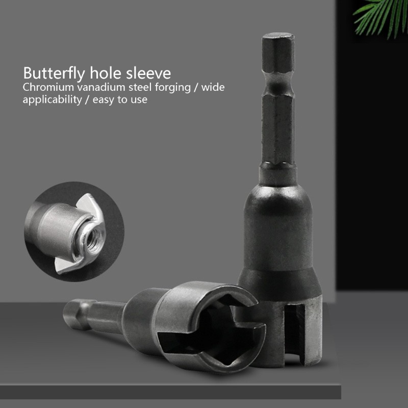 Socket Wing Nut Driver Slot Butterfly Bolt Socket Wrench Screwdriver ...