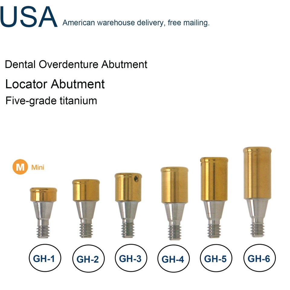 US Hiossen ET Dental Locator Implant Abutment Overdenture Attachment ...