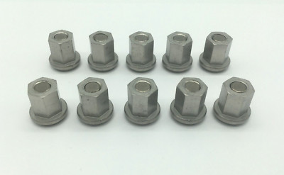 10 Group 31 Battery Stainless Steel Closed Nut for Standard 3/8" Stud ...