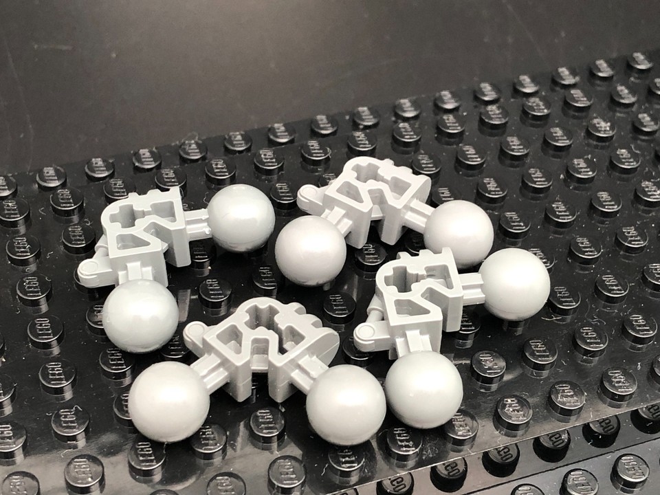 BIONICLE Lego Brand 3x3x2 Ball Joint 90 degrees 47300 Dark Bluish Gray ...