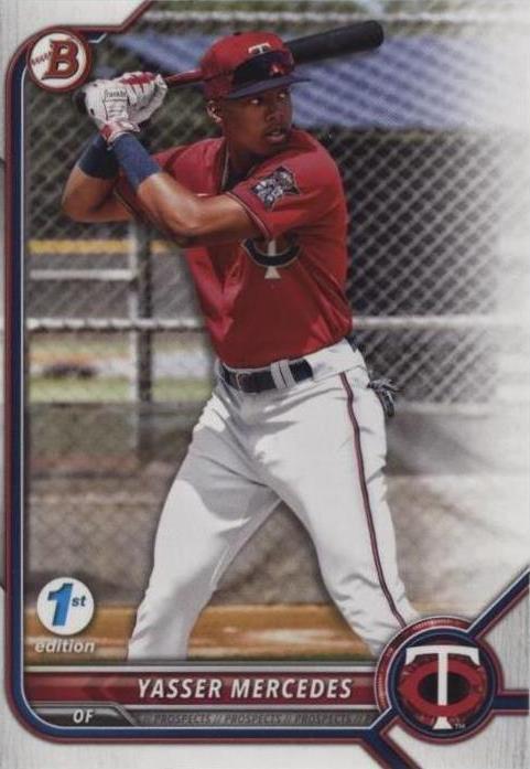 2022 Bowman Draft 1st Edition - Yasser Mercedes #BD-11 (RC) for sale ...